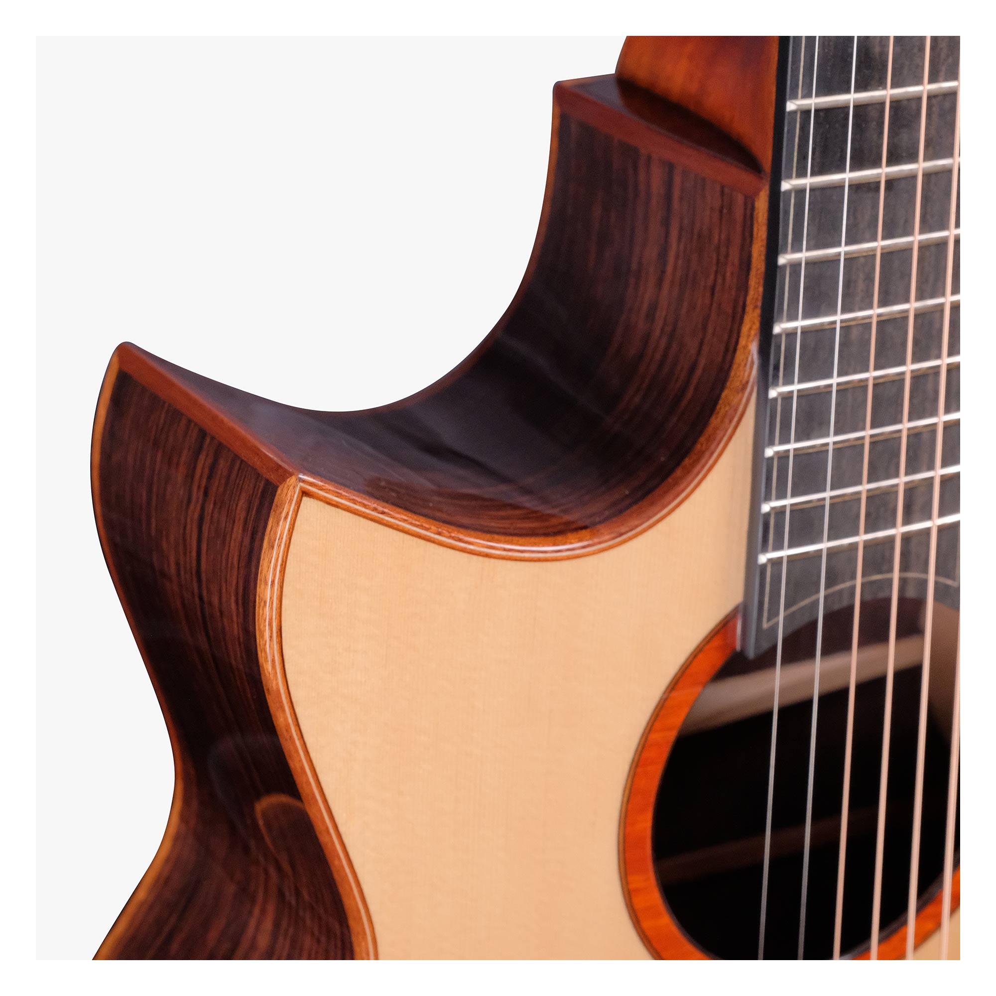 Hozen Guitars Blue Label RA Engelmann Spruce with Indian Rosewood ...